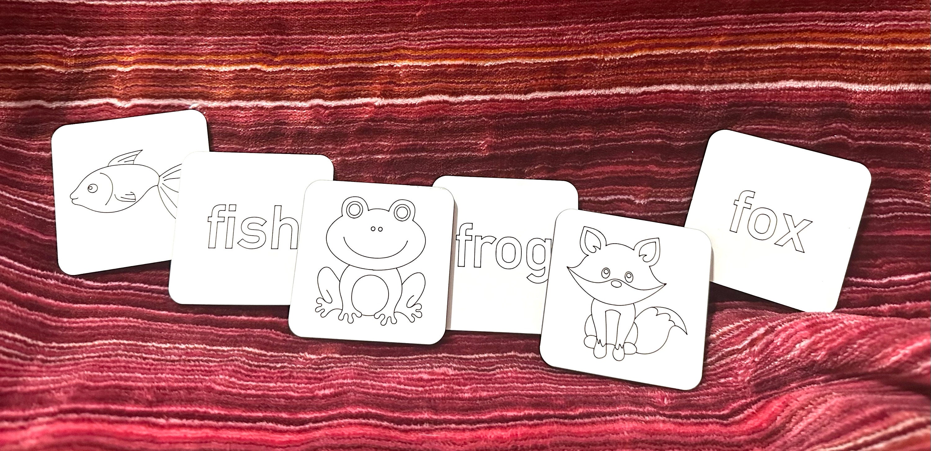 Animal Match Game Laser Cut File DIGITAL FILE ONLY - Etsy