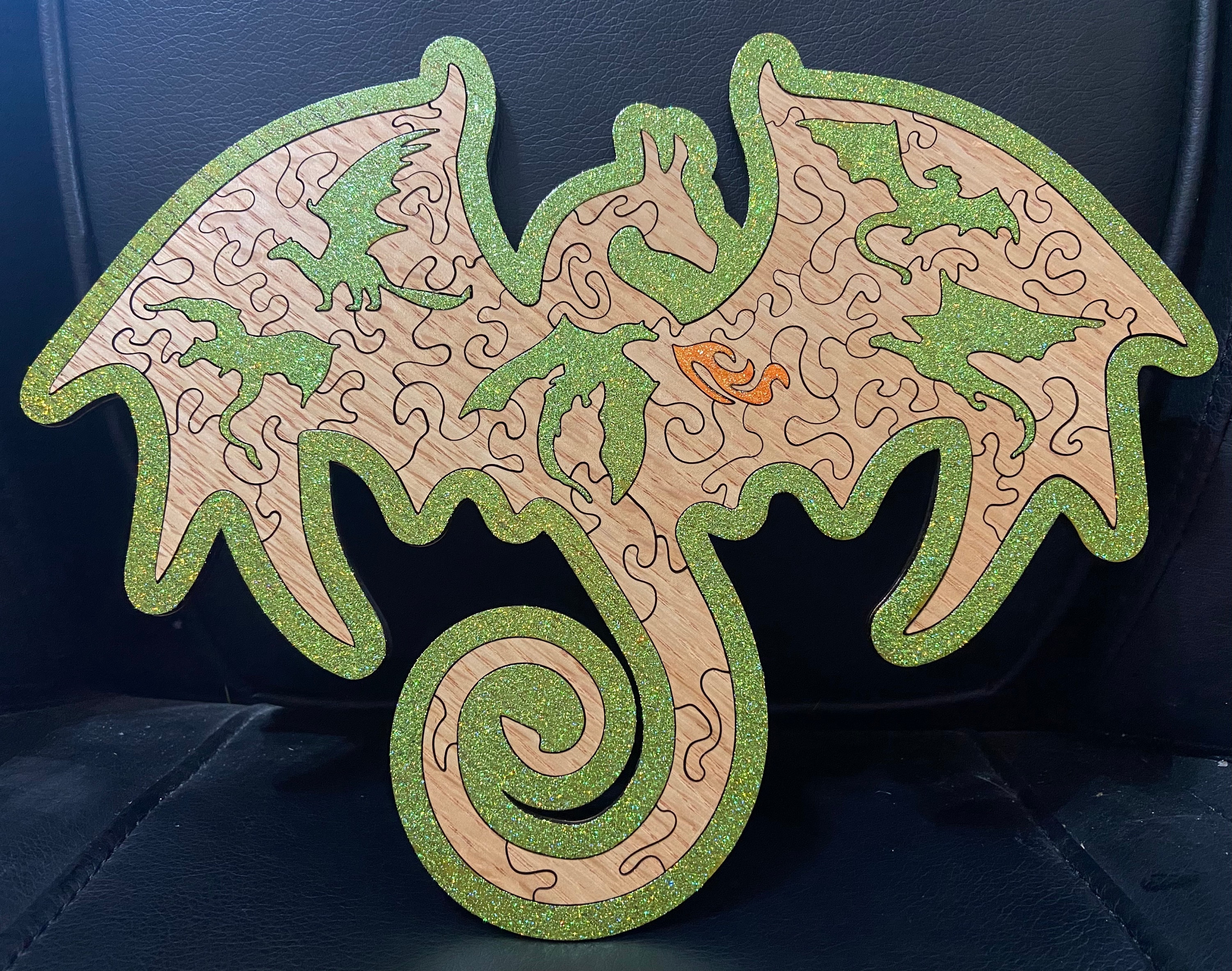 Dragon Puzzle DIGITAL FILE ONLY - Etsy