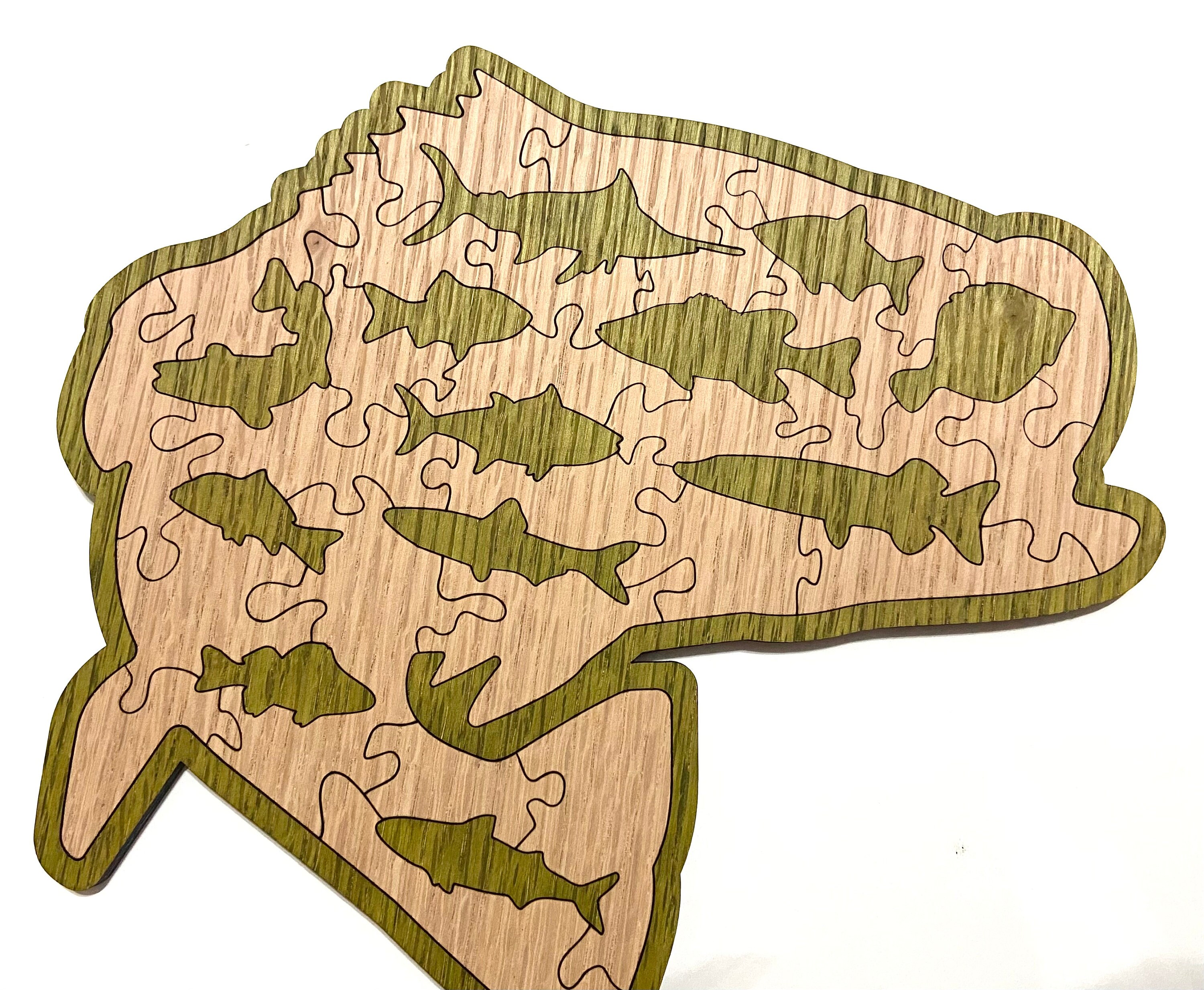 Fish Puzzle Laser Cut File DIGITAL FILE ONLY - Etsy