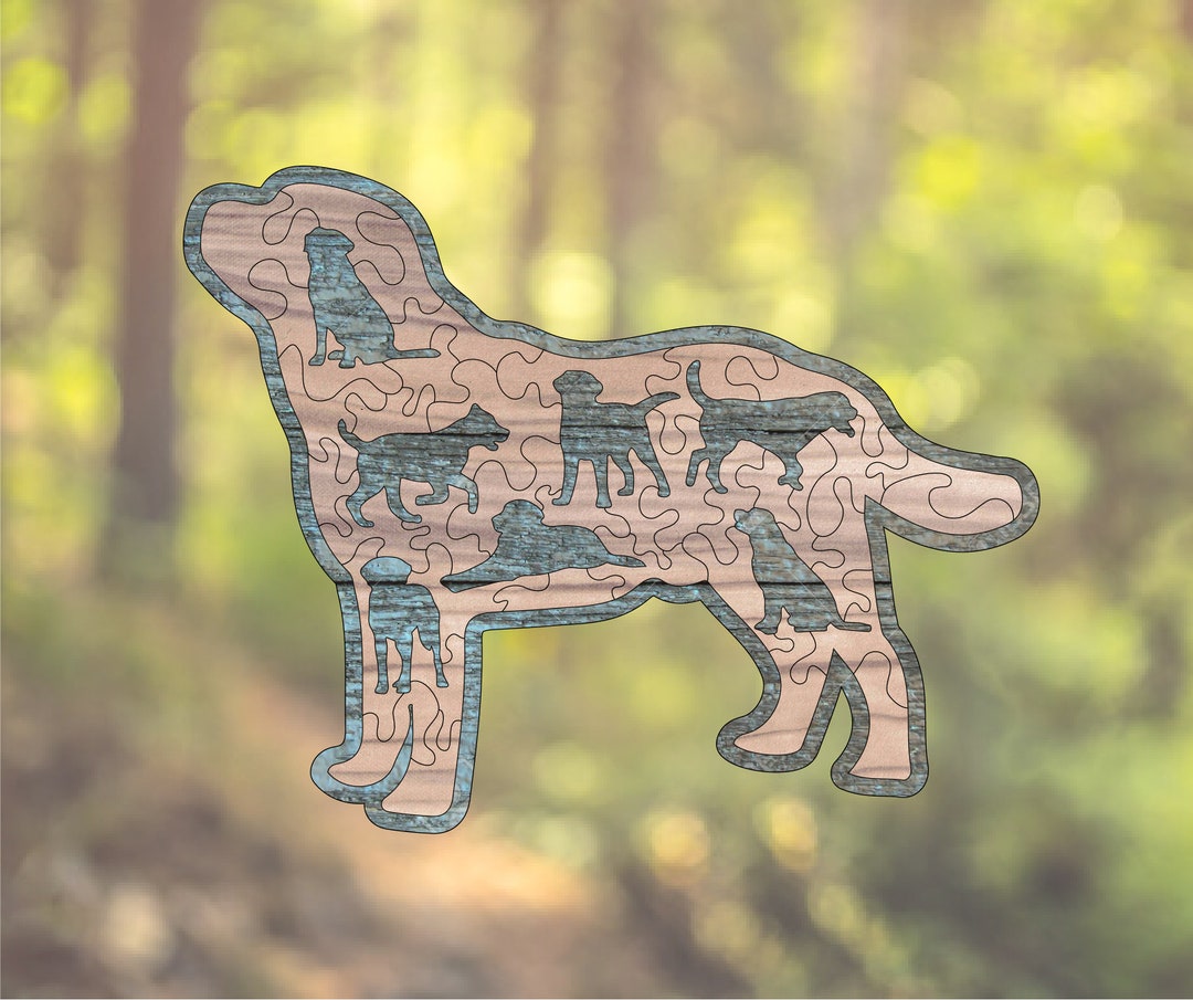 Labrador Retriever Puzzle Laser Cut File DIGITAL FILE ONLY - Etsy