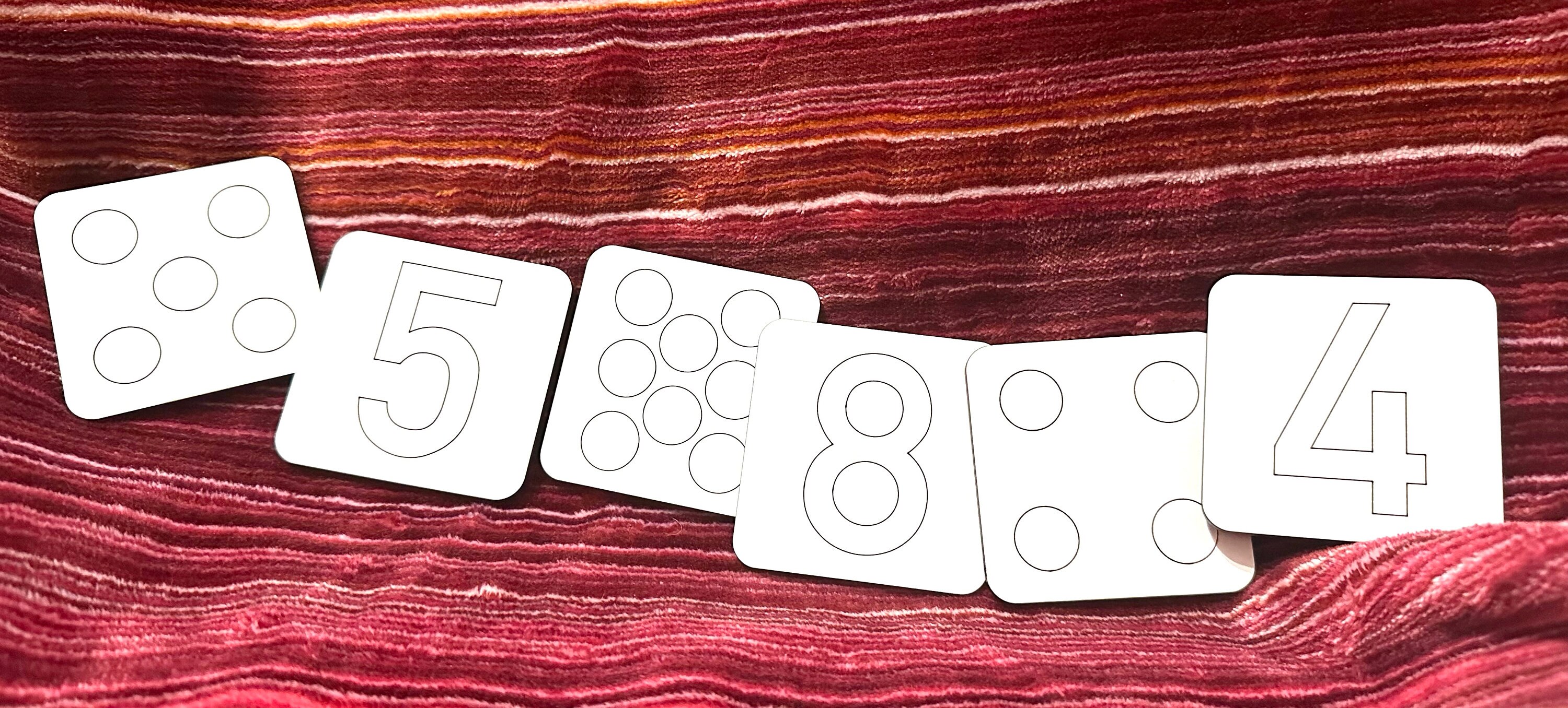 Counting Number Match Game Laser Cut File DIGITAL FILE ONLY - Etsy