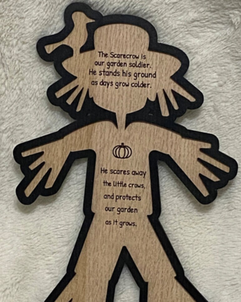 Scarecrow Puzzle With Poem DIGITAL FILE ONLY - Etsy