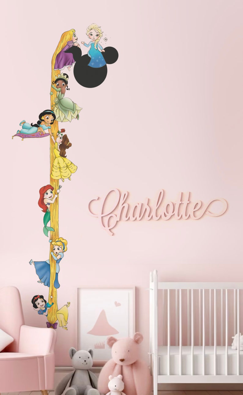 Disney Princess Wall Stickers for Girls Room Princess Bedroom Wall ...