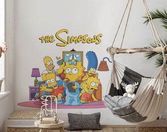 Simpsons Family Wall Decal - Etsy