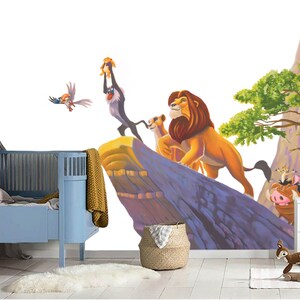 Simba Wall Decor for Kids Room Lion King Wall Decals Nursery Hakuna ...
