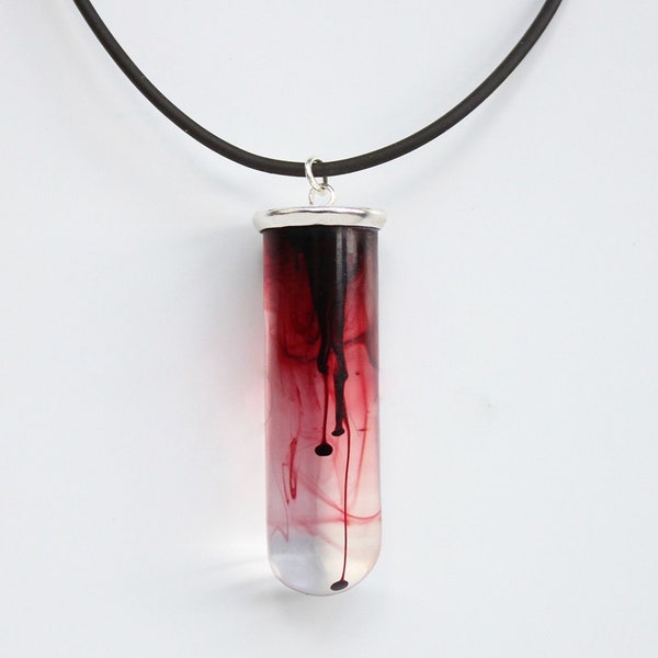 Fake Blood Pendant - Etsy