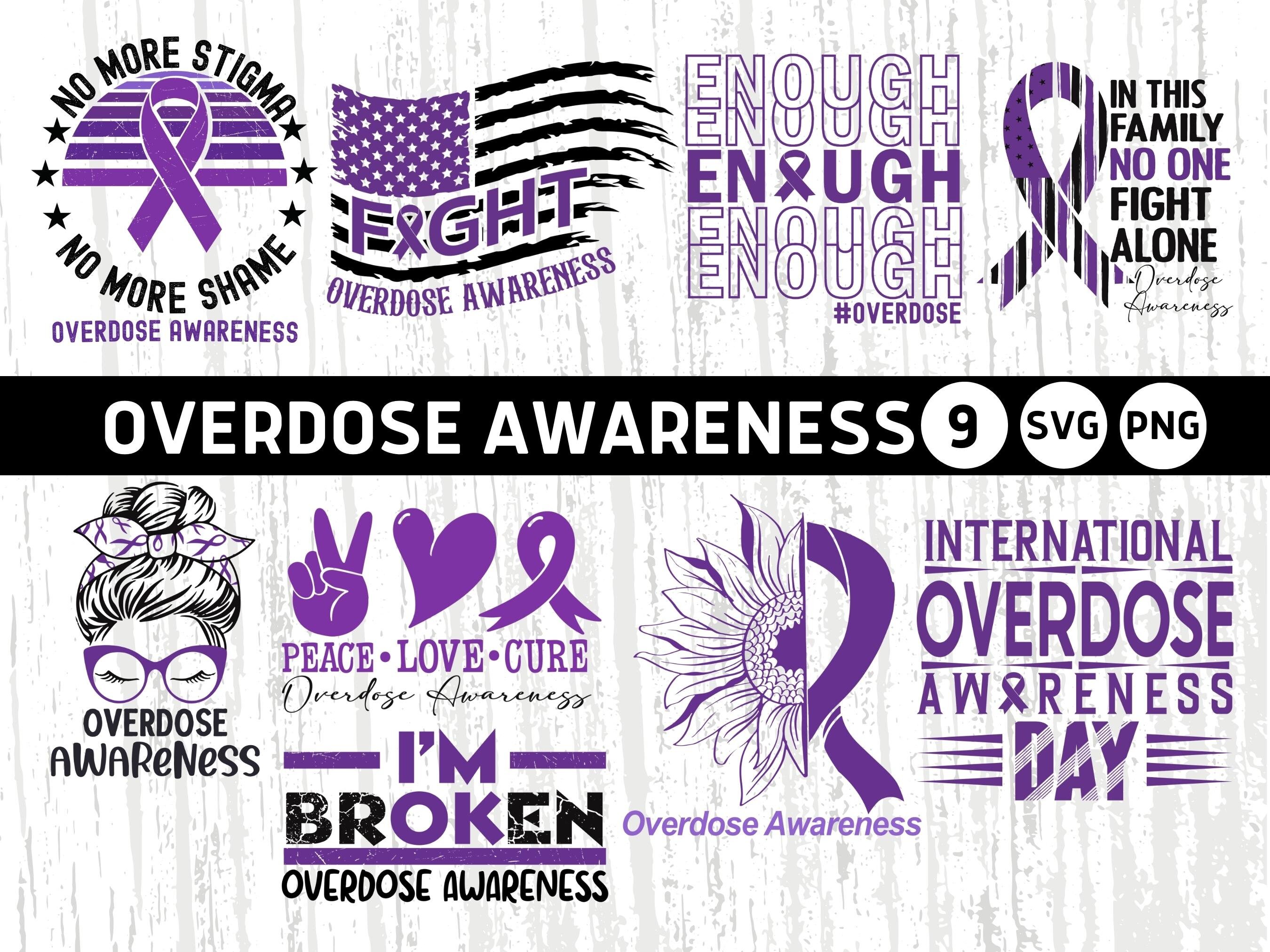 Overdose Awareness Svg Png - Etsy UK