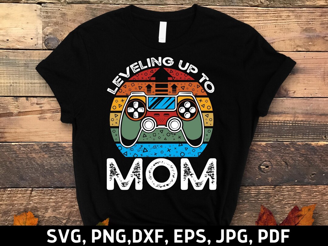 Leveling up to Mom Svg Png Gamer Mom Svg New Baby - Etsy Ireland