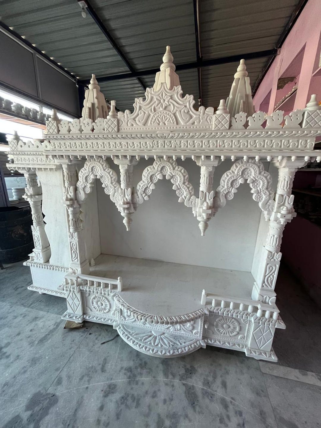 Makrana White Marble Temple - Etsy