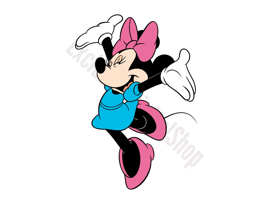Minnie Mouse Cute SVG, Minnie Mouse SVG, Cut File - Digital Download ...