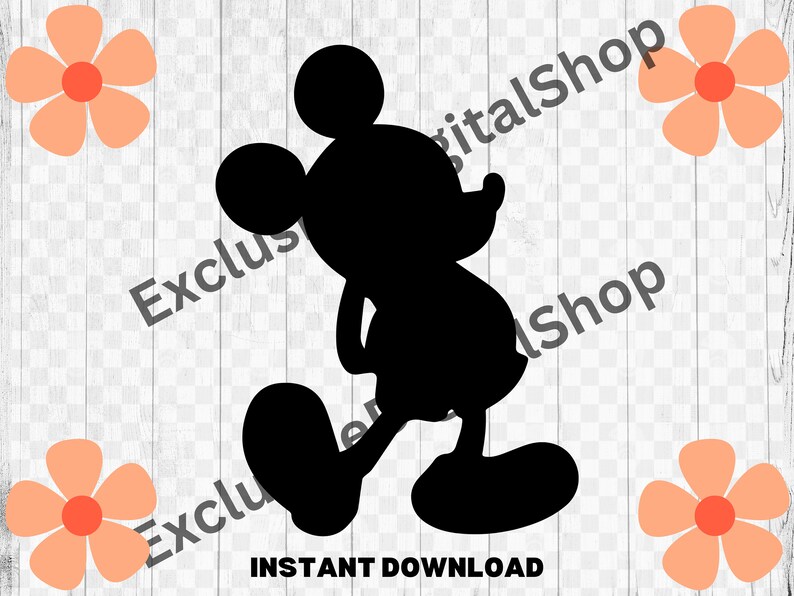Mickey Mouse Hands SVG: Pointing Hand Cut File (digital Download) - Etsy