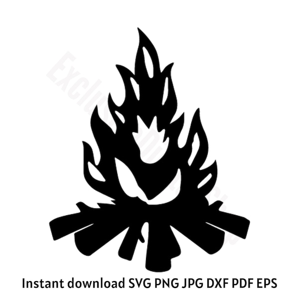 Campfire Dxf - Etsy