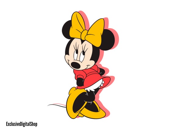Minnie Mouse Cute SVG Mouse SVG Cut File Digital Download | Etsy