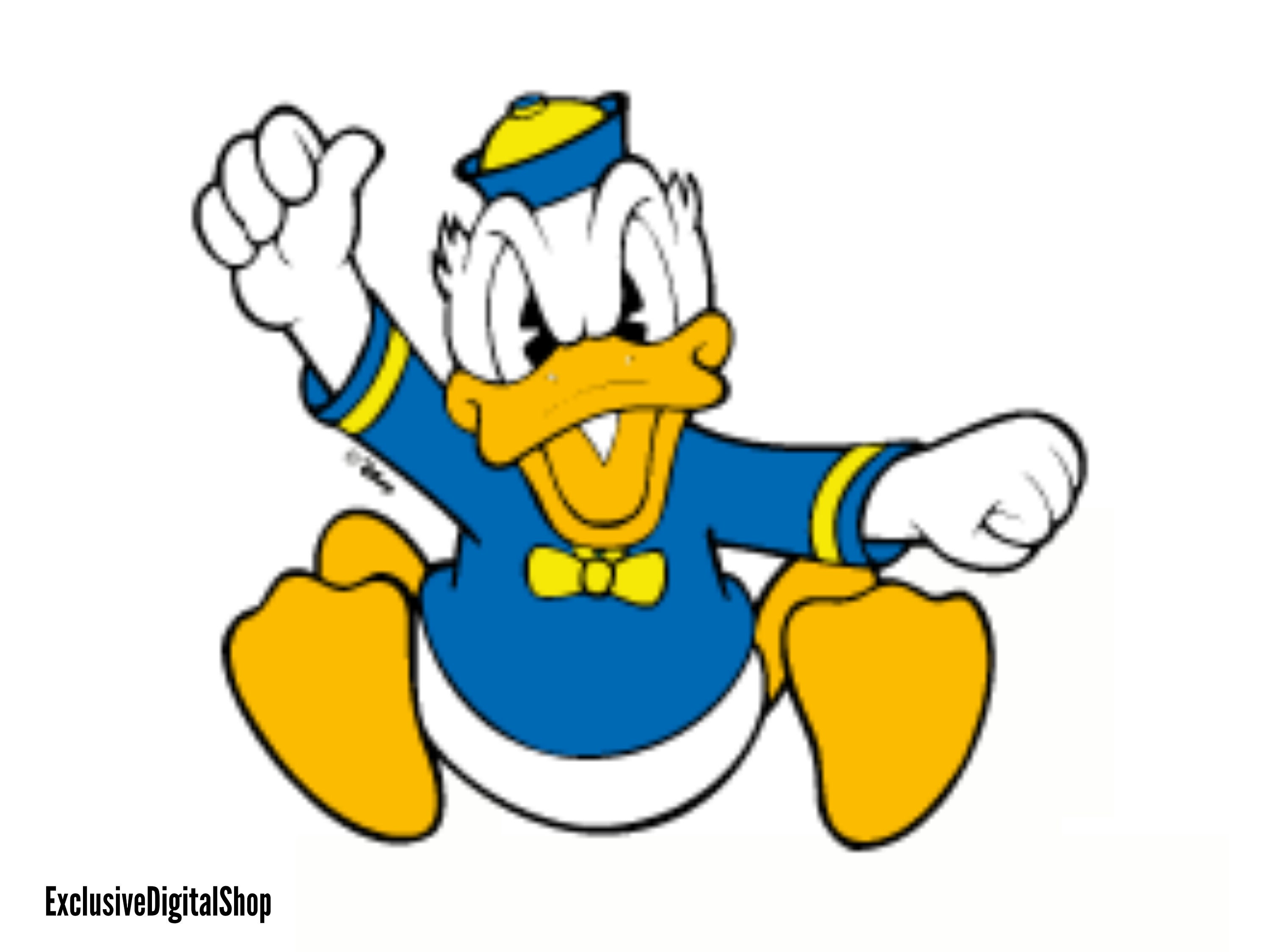 Donald Duck Angry SVG Duck SVG Cut File Digital Download | Etsy