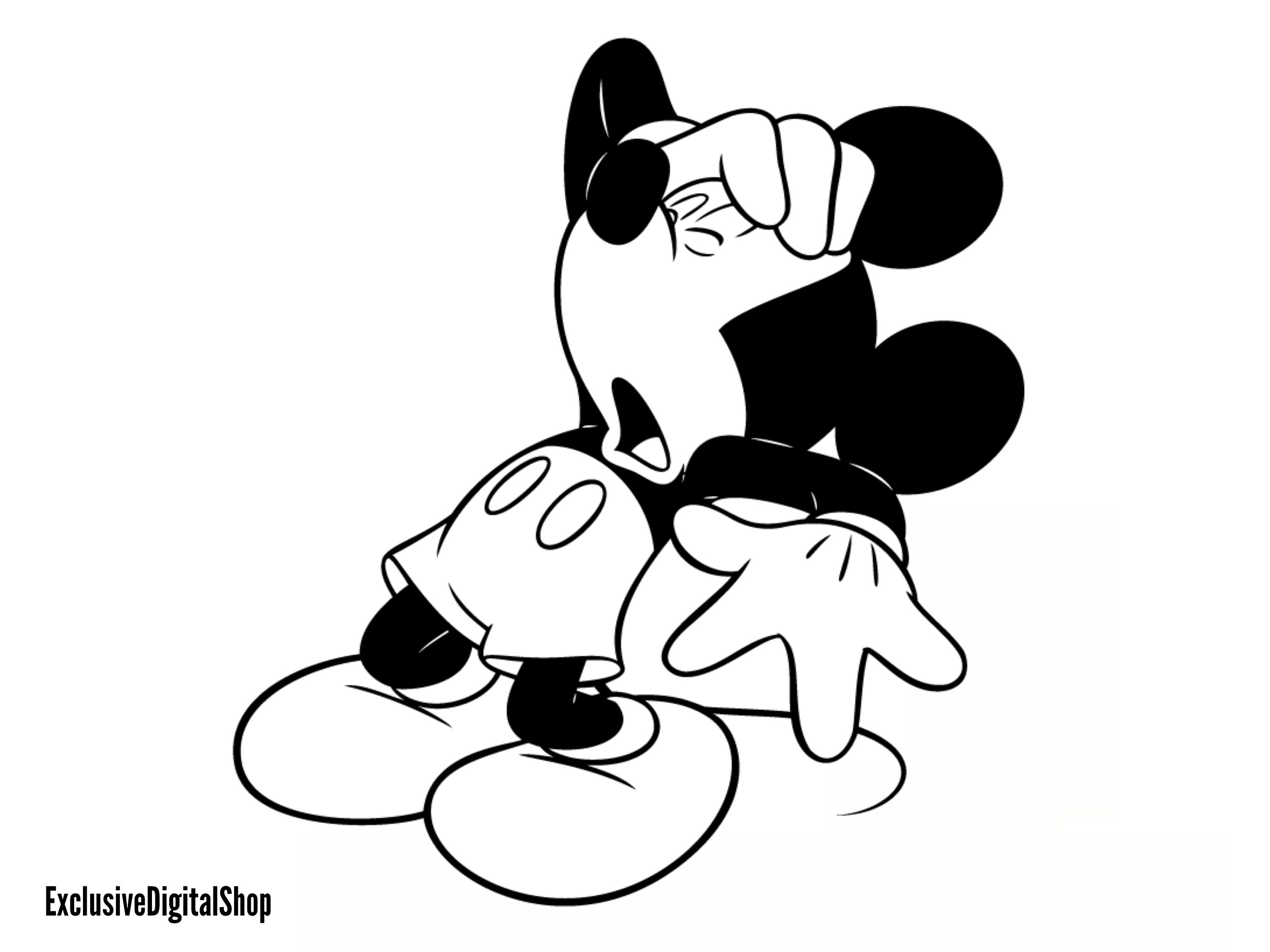 Mickey Mouse Upset