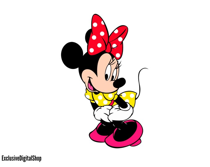 Minnie Sitting SVG, PNG, JPG - Etsy Canada