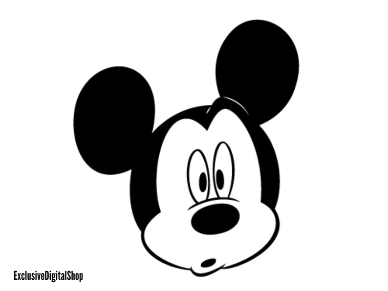 Mickey Mouse Happy SVG Mouse SVG Cut File Digital Download - Etsy