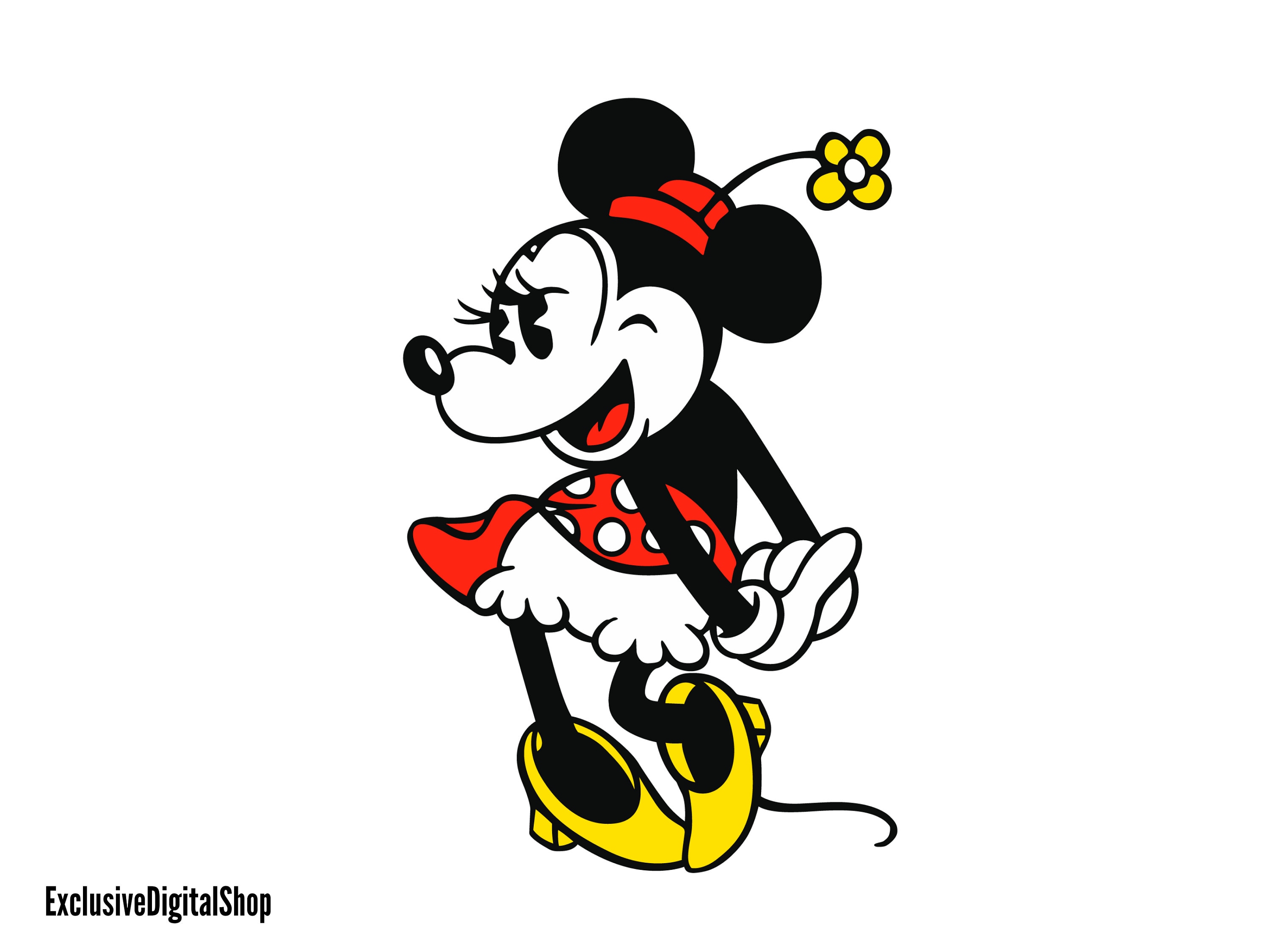 Minnie Mouse Cute SVG Mouse SVG Cut File Digital Download - Etsy