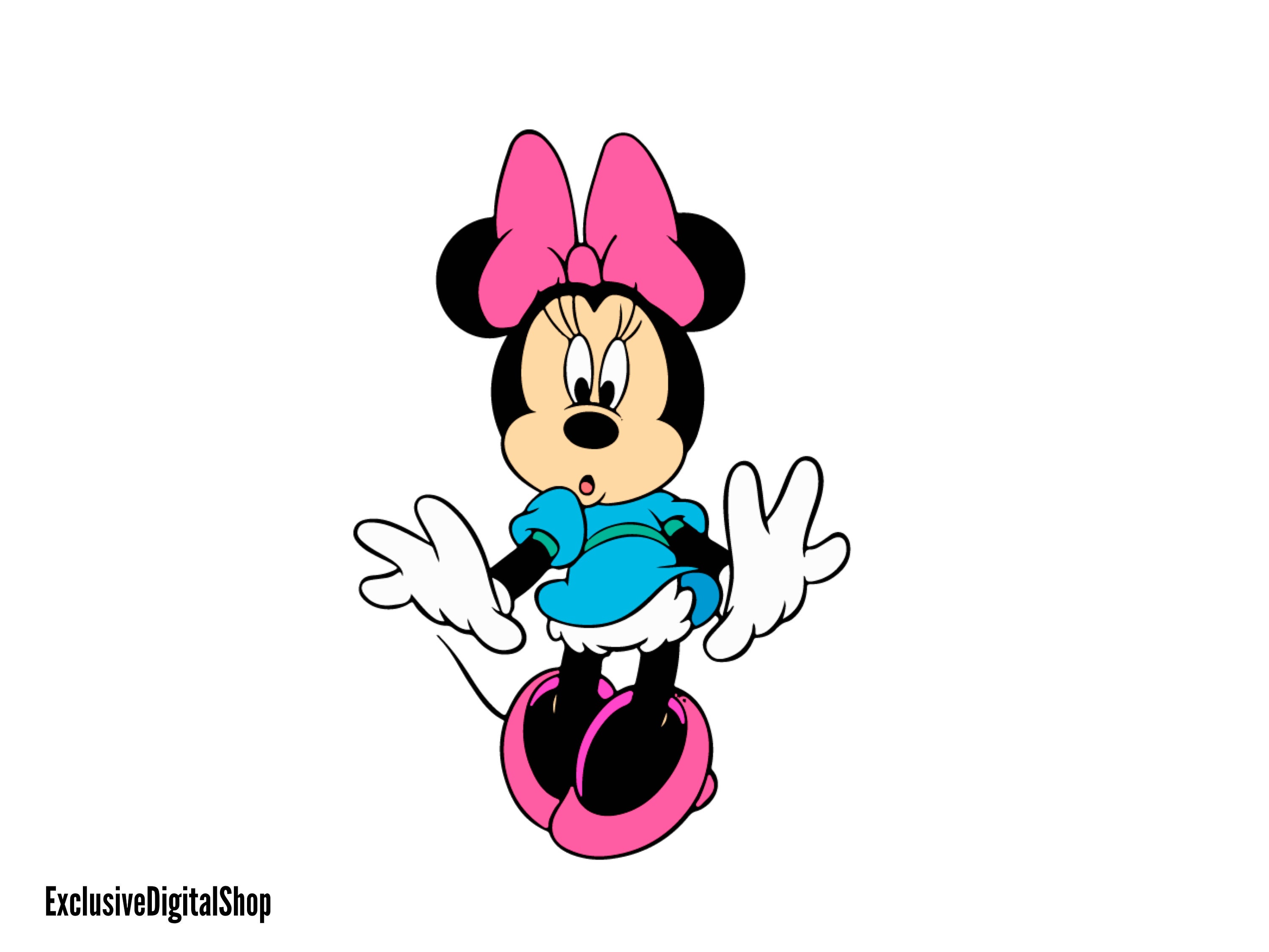 Minnie Mouse Cute SVG Mouse SVG Cut File Digital Download | Etsy México