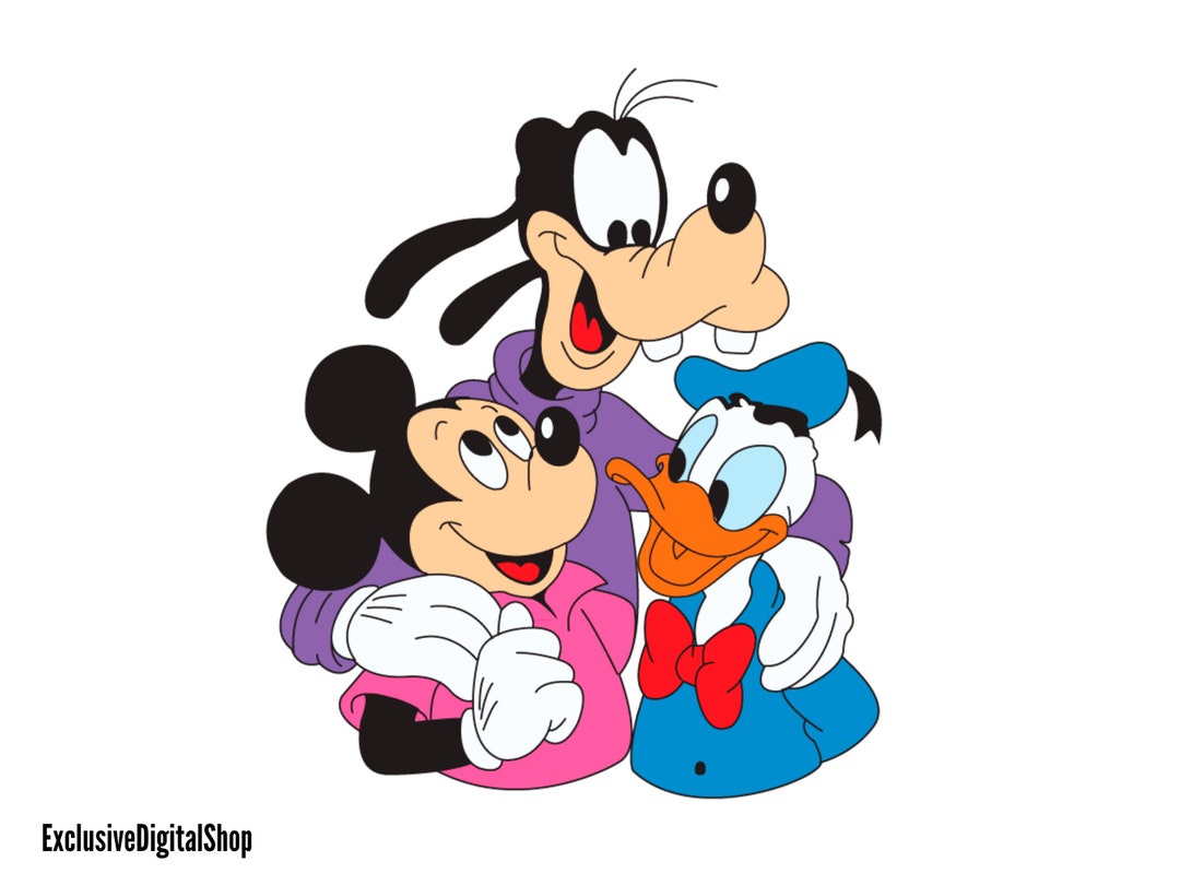 Mickey & Friends SVG, Mouse SVG, Cut File - Digital Download Svg Dxf ...
