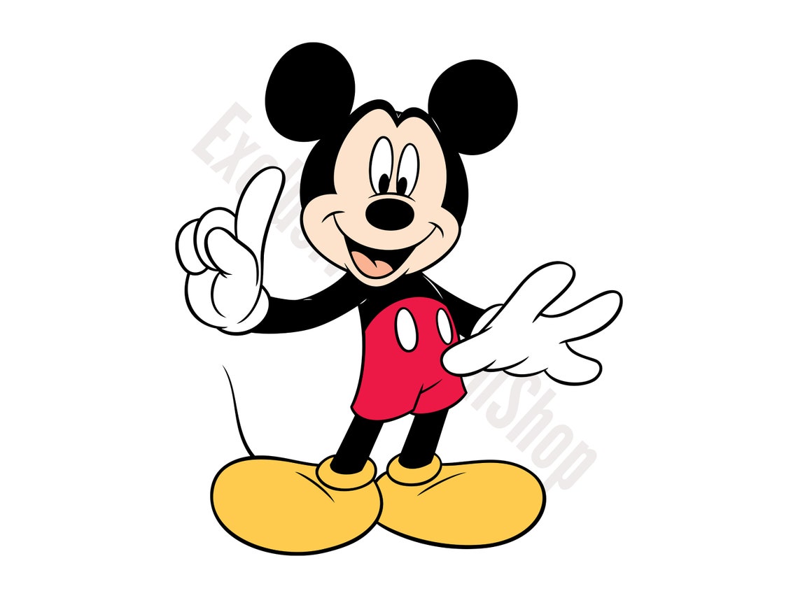 Mickey Mouse Happy SVG Mickey Mouse SVG Cut File Digital - Etsy UK