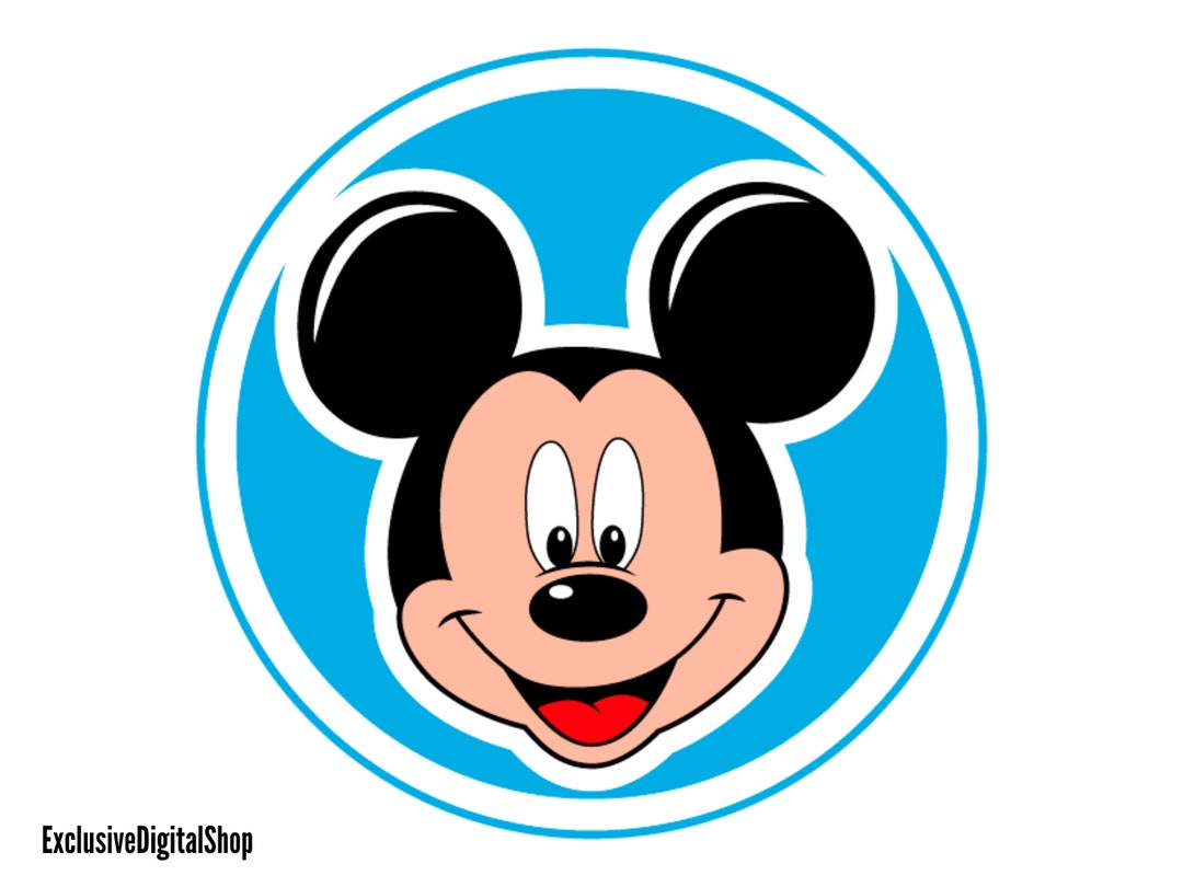 Mickey Mouse Head SVG, Mouse SVG, Cut File - Digital Download Svg Dxf ...