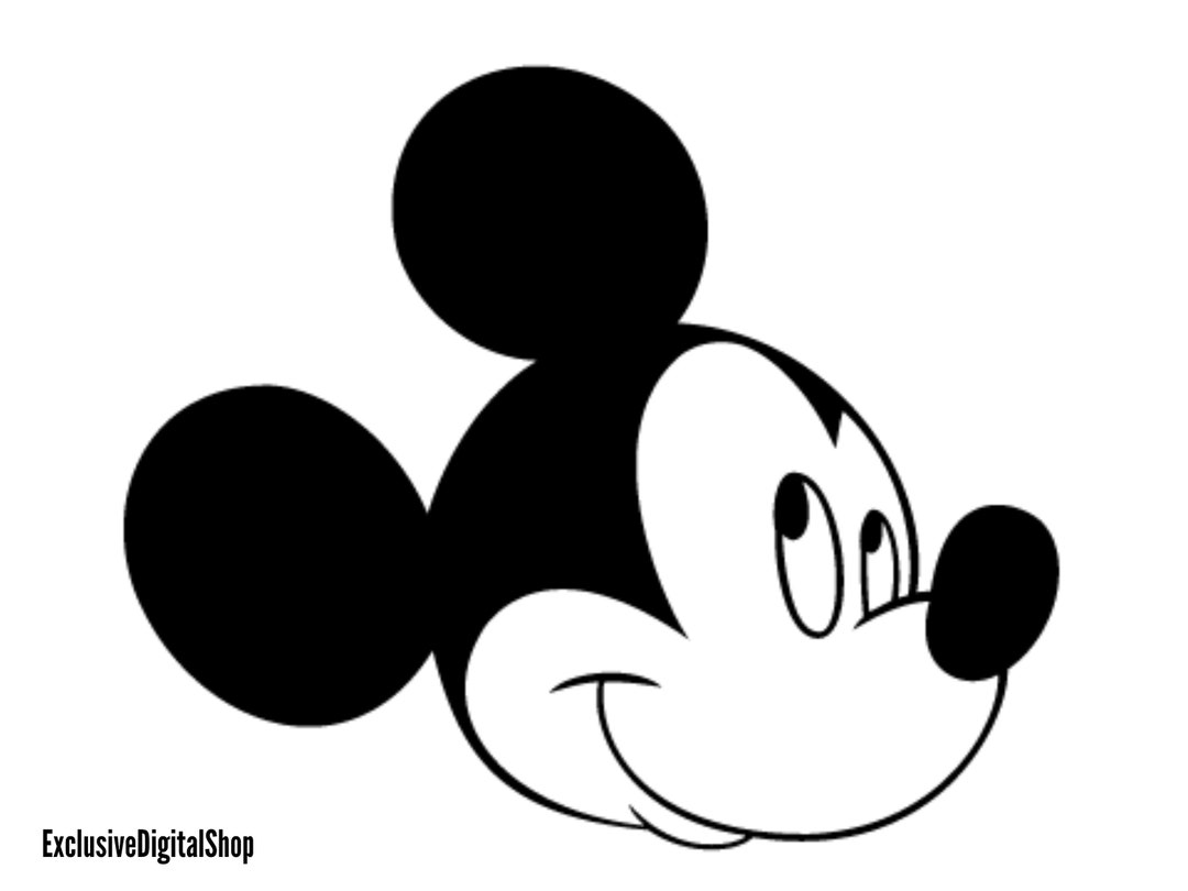 Mickey Mouse Happy SVG, Mouse SVG, Cut File - Digital Download Svg Dxf ...