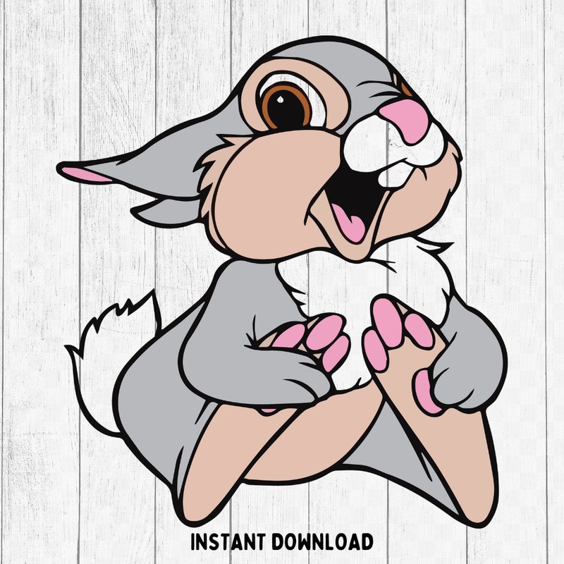 Rabbit Svg - Etsy