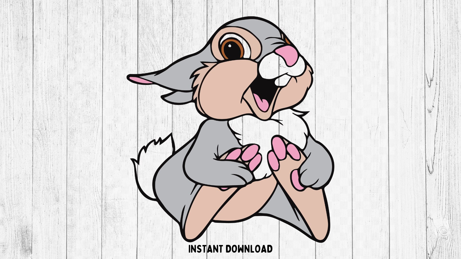Rabbit SVG Lovely Rabbit SVG Cut File Digital Download Svg - Etsy