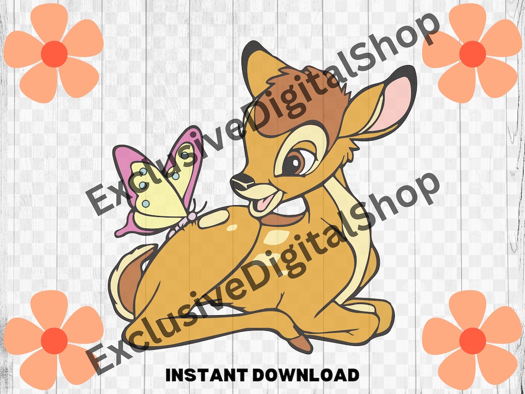 Bambi SVG, Cut File - Digital Download Svg Png Design for Cricut or ...