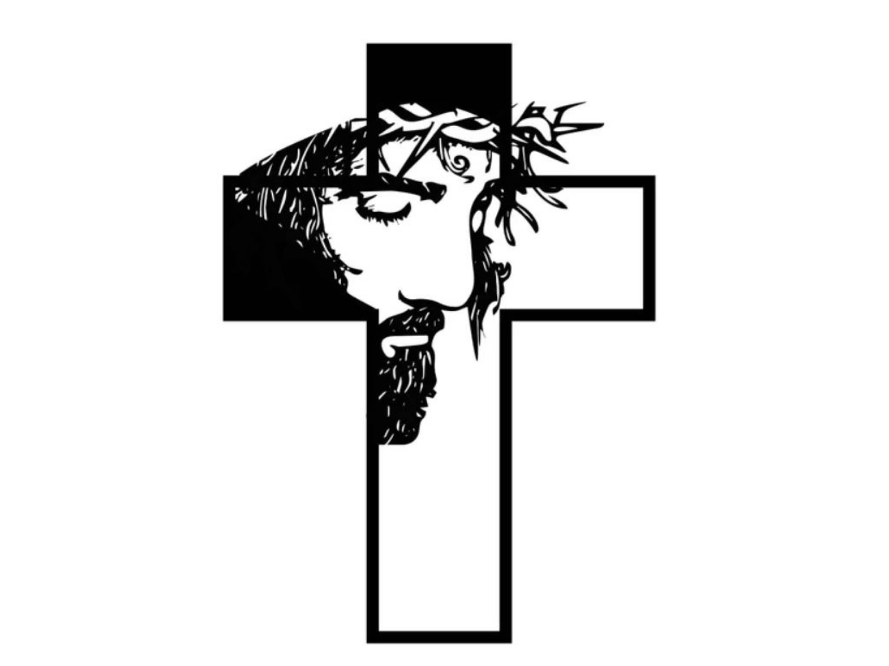 Jesus Cross SVG Christian Cross SVG Jesus SVG Digital Faith - Etsy