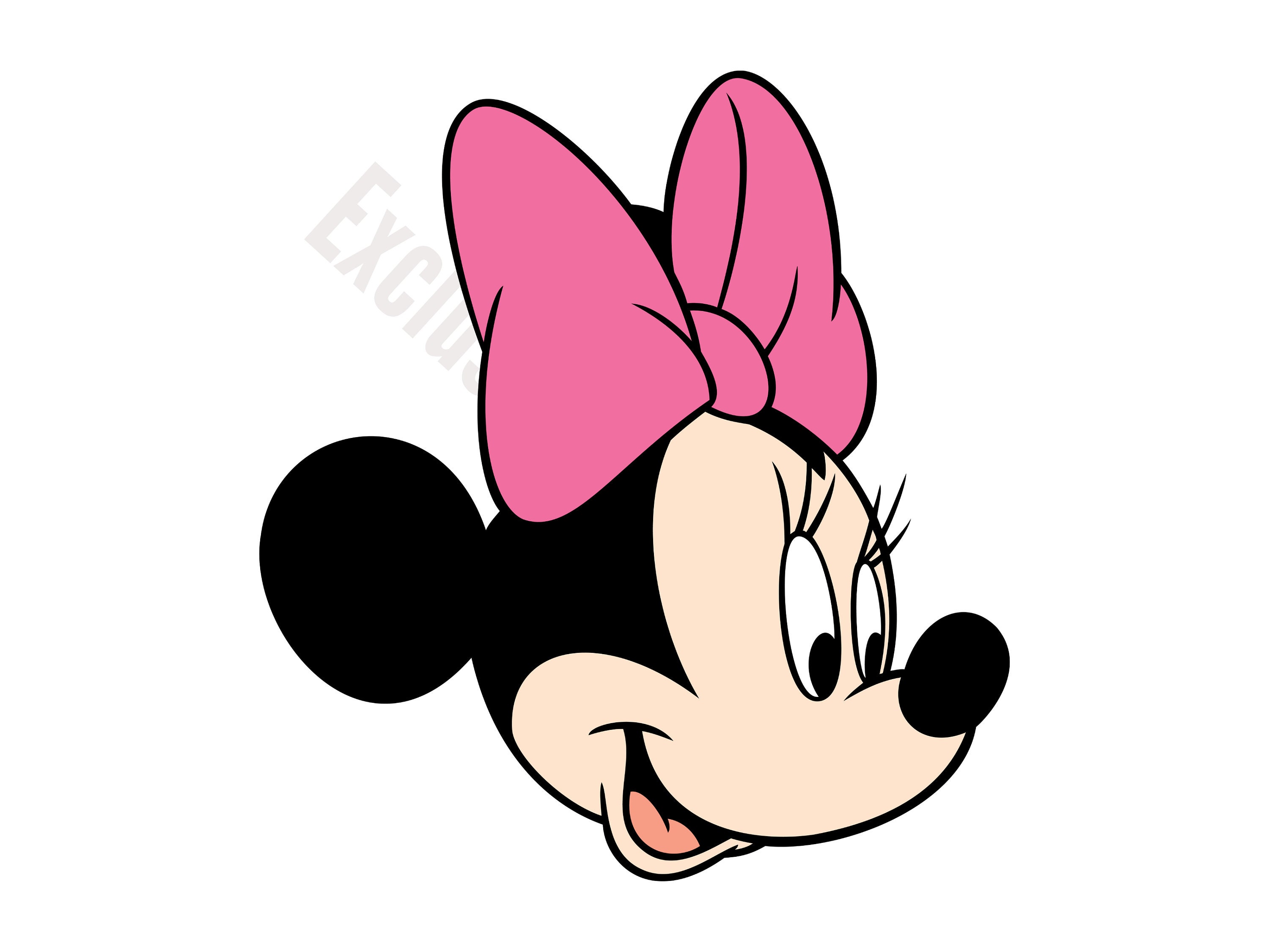 Minnie Mouse Head SVG Minnie Mouse SVG Cut File Digital - Etsy Australia