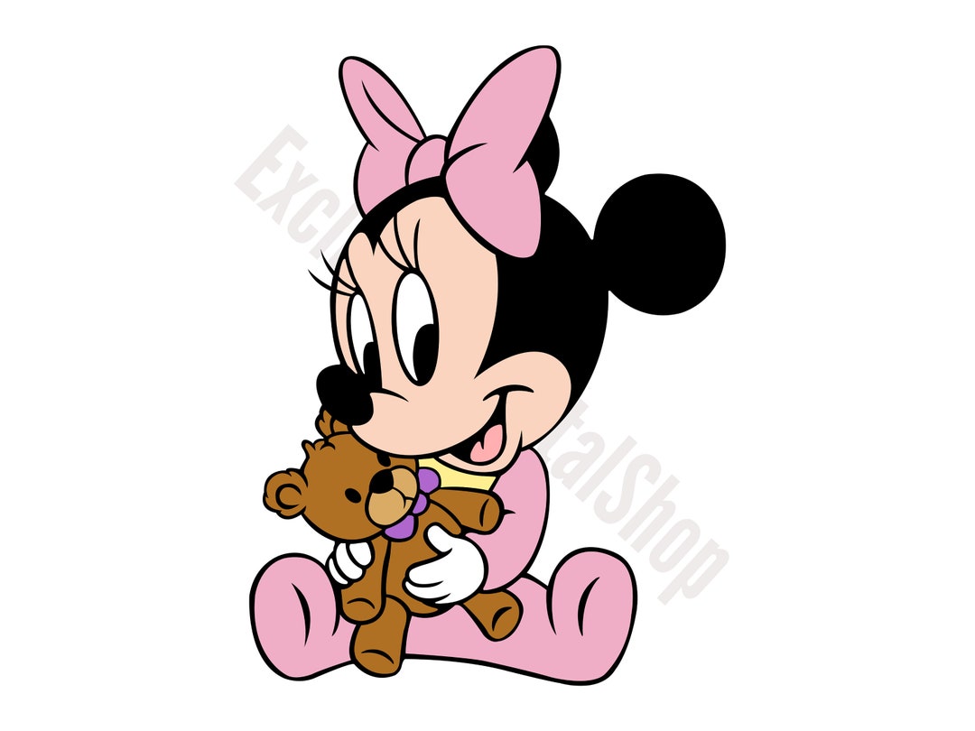 Minnie Mouse Babe Svg Mouse Babe Svg Cut File Digital Download Svg Dxf Png Design For Cricut