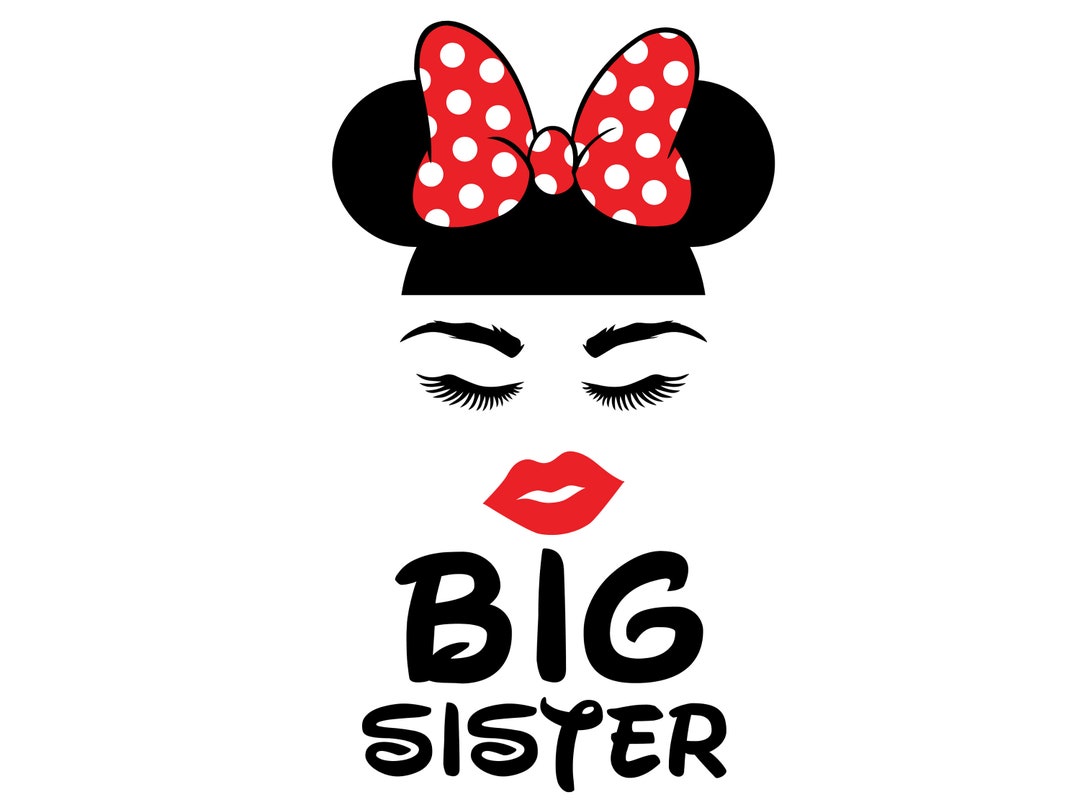 Minnie Mouse Head SVG, Minnie Mouse SVG, Mouse Cut File - Digital ...