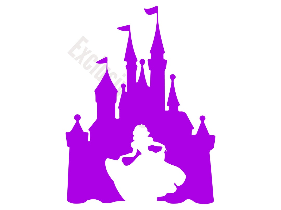 Princess Castle SVG | Fairy Tale Silhouette Cut File | Magical Disney ...