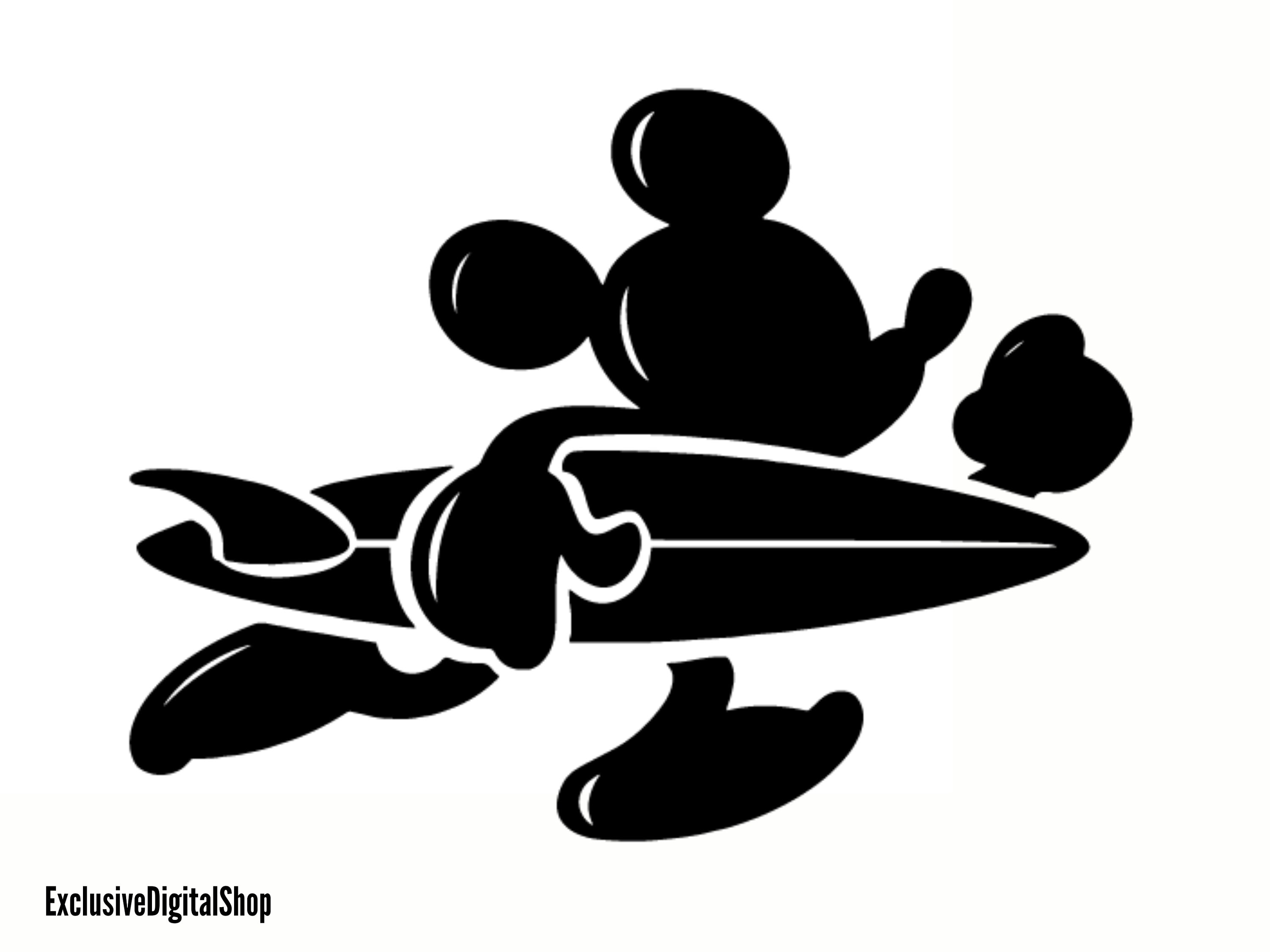 Mouse Running Silhouette