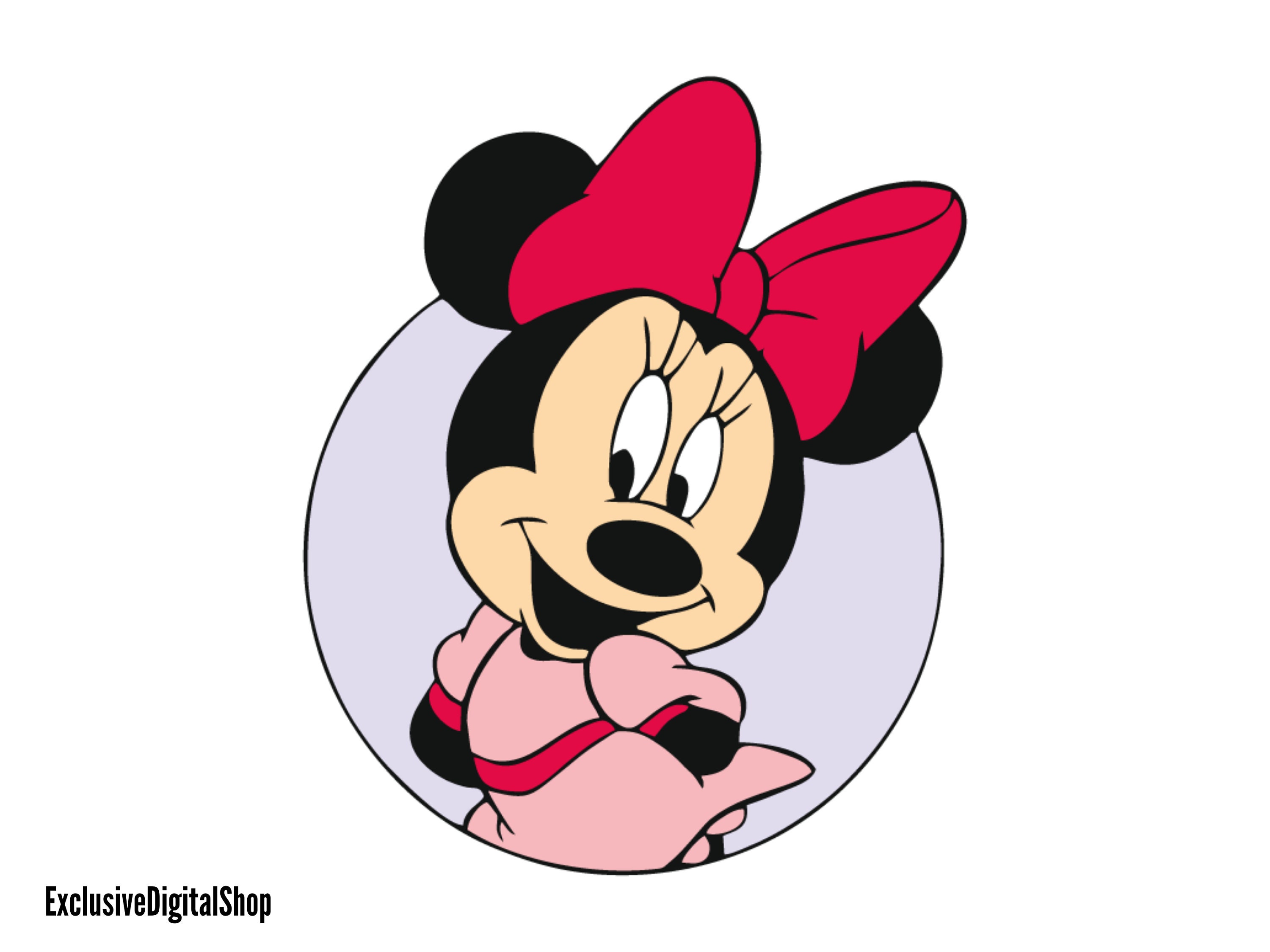 Minnie Mouse Happy SVG Mouse SVG Cut File Digital Download - Etsy
