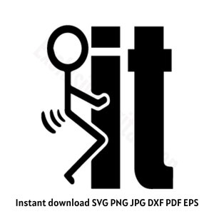 F It Instant Download SVG, PNG, JPG, Dxf, Pdf, Eps Digital Download - Etsy