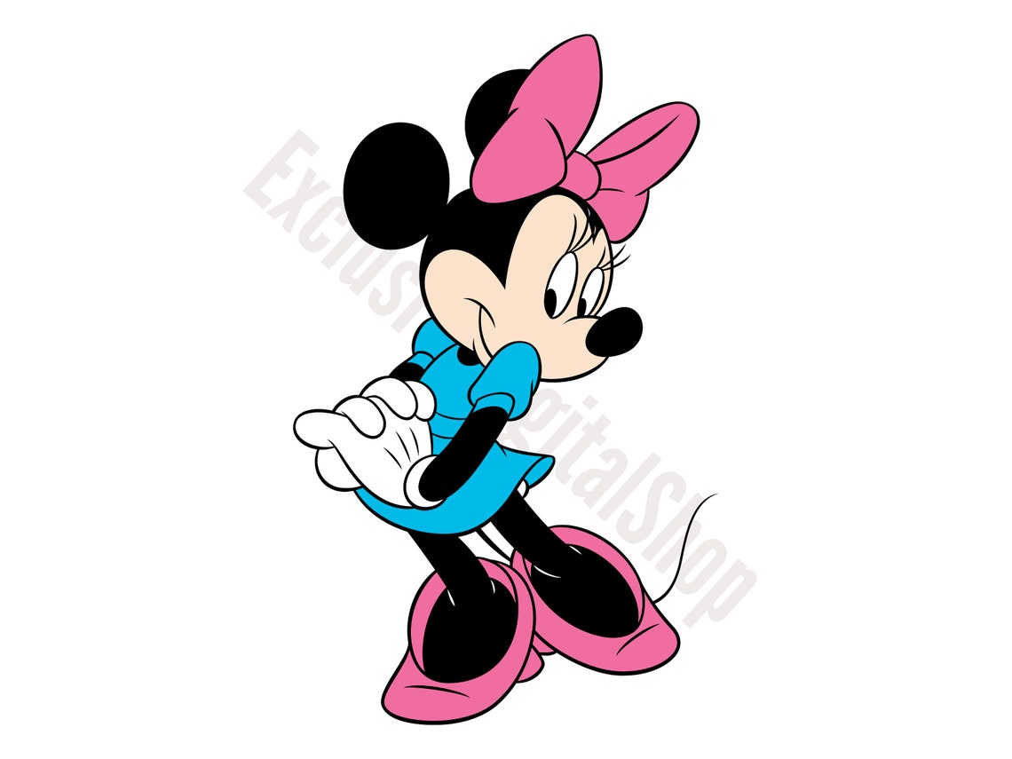 Minnie Mouse Cute SVG Minnie Mouse SVG Cut File Digital - Etsy