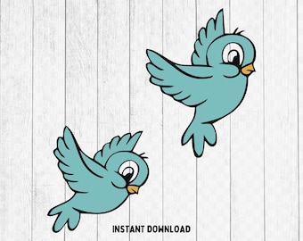 Birds Design Digital Download SVG & PNG File - Etsy