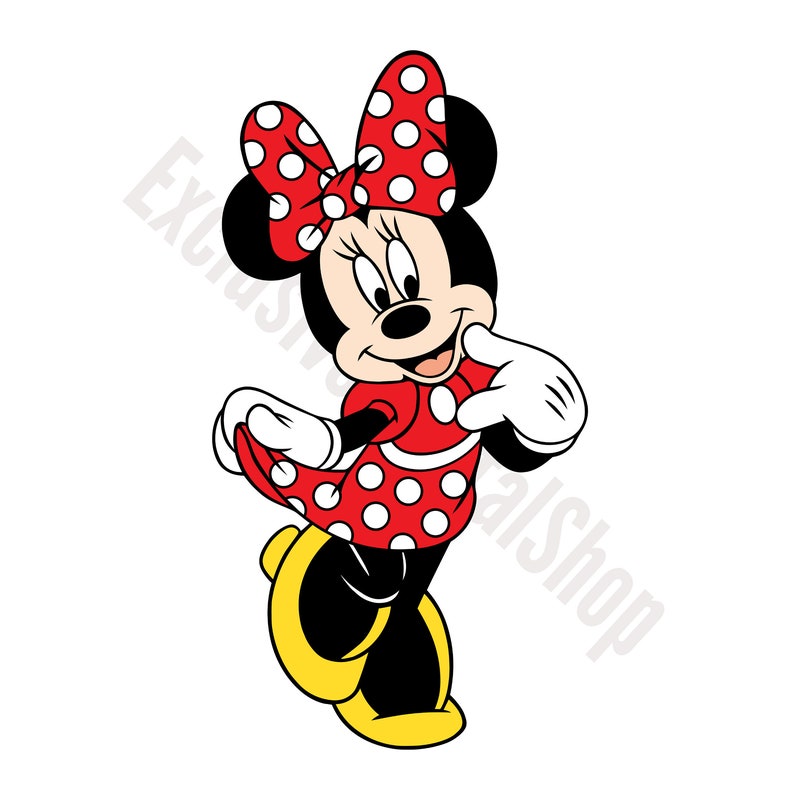 Minnie Mouse Svg - Etsy