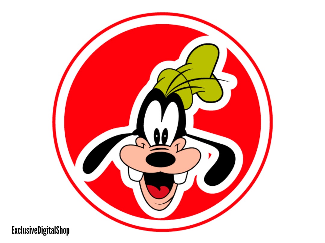 Goofy Dog Head SVG, Mouse SVG, Cut File - Digital Download Svg Dxf Eps ...