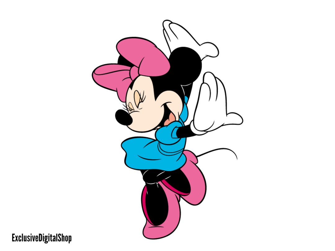 Minnie Mouse Dance SVG, Mouse SVG, Cut File - Digital Download Svg Dxf ...