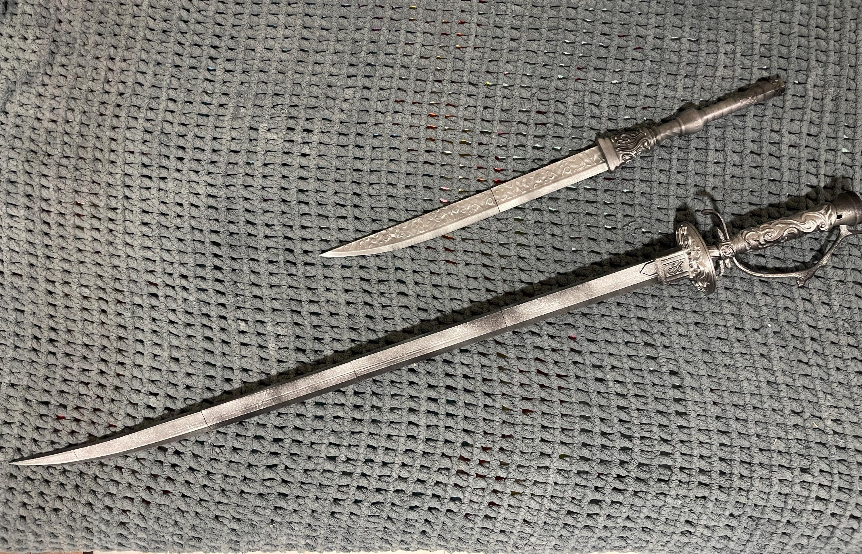 Lady Maria Rakuyo Blade From Bloodborne, Transformable Replica, Cosplay ...