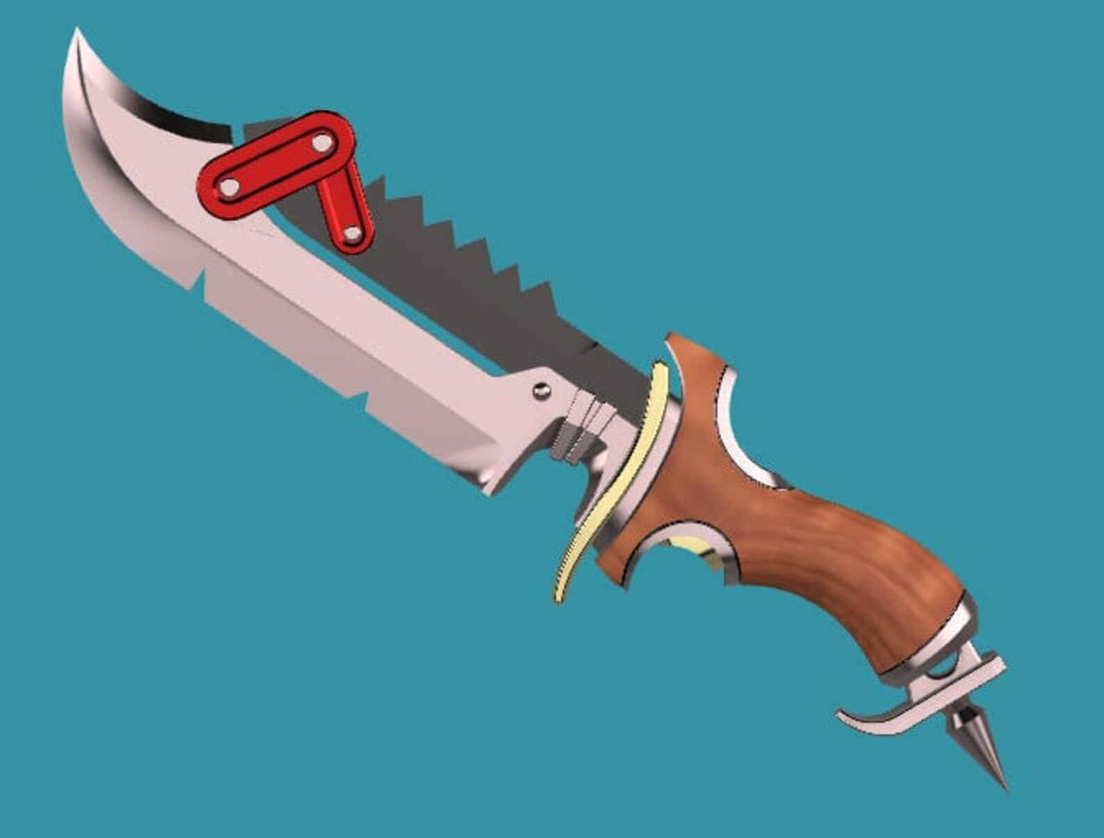 Overwatch Junker's Queen Jagged Blade - 3D Printed Cosplay Product ...