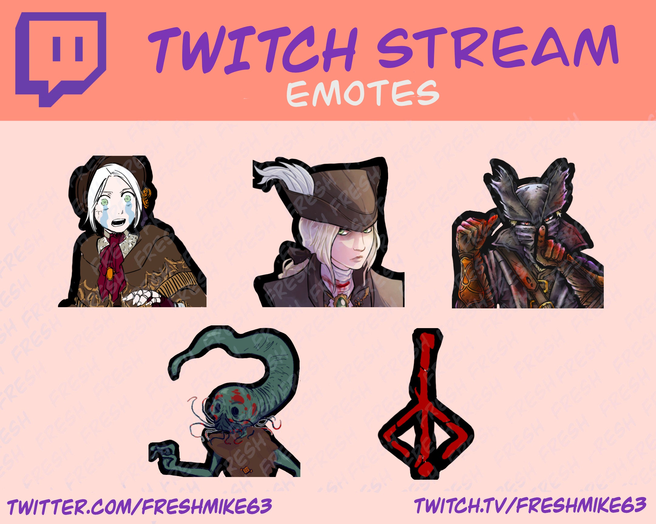 Bloodborne/ Bloodborne Emotes/ Dark Souls/ Fromsoft - Etsy