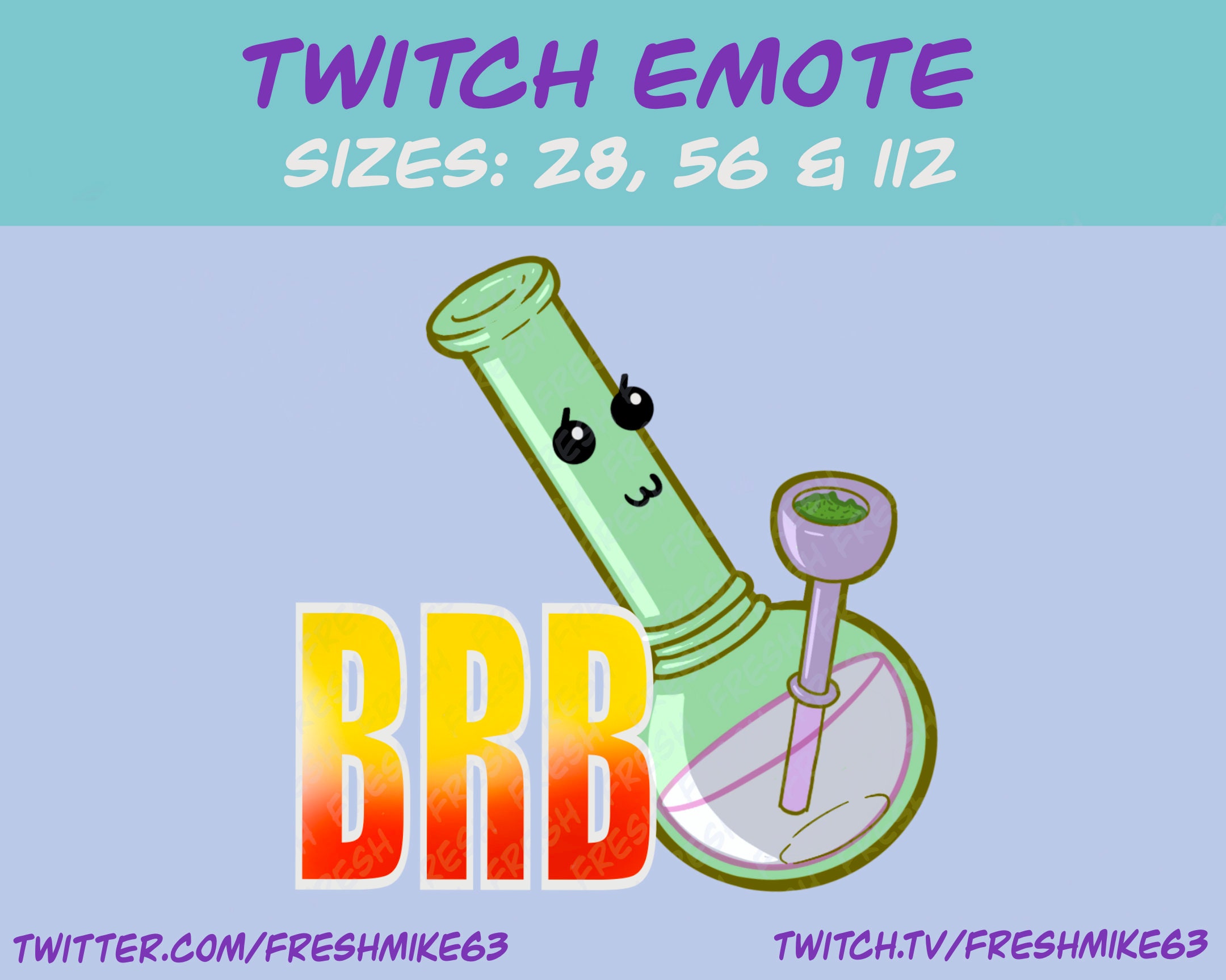 Kawaii Weed Animated Emote, Twitch Emote, Youtube Emote, Discord Emote ...