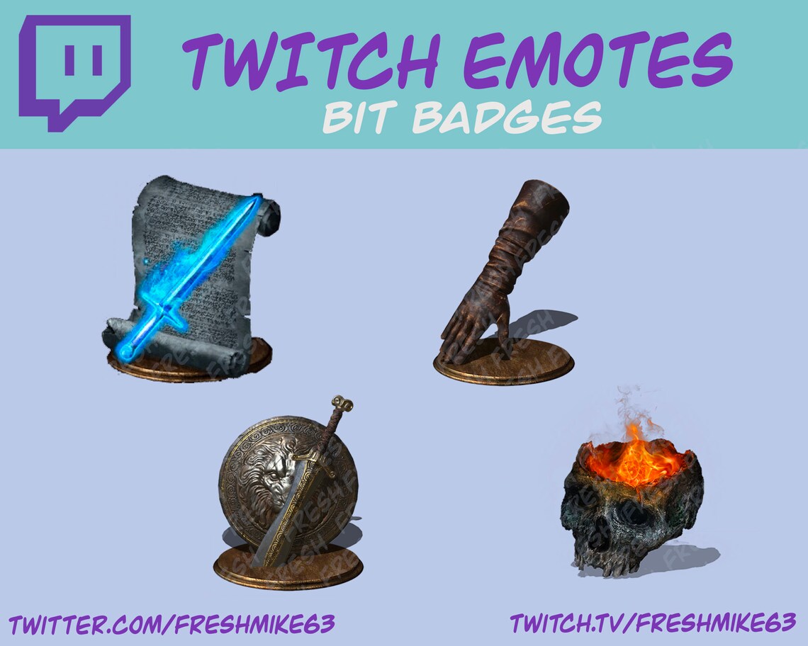 8 Bit Badges/ Bit Badge Set/ Darks Souls/dark Souls Emotes/fromsoft ...