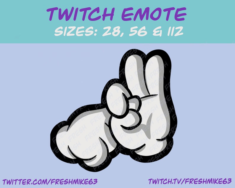 Funny Hand Emote | Celebration Twitch Emote | Youtube Emote | Discord ...