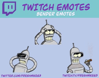 Bender Emotes - Etsy